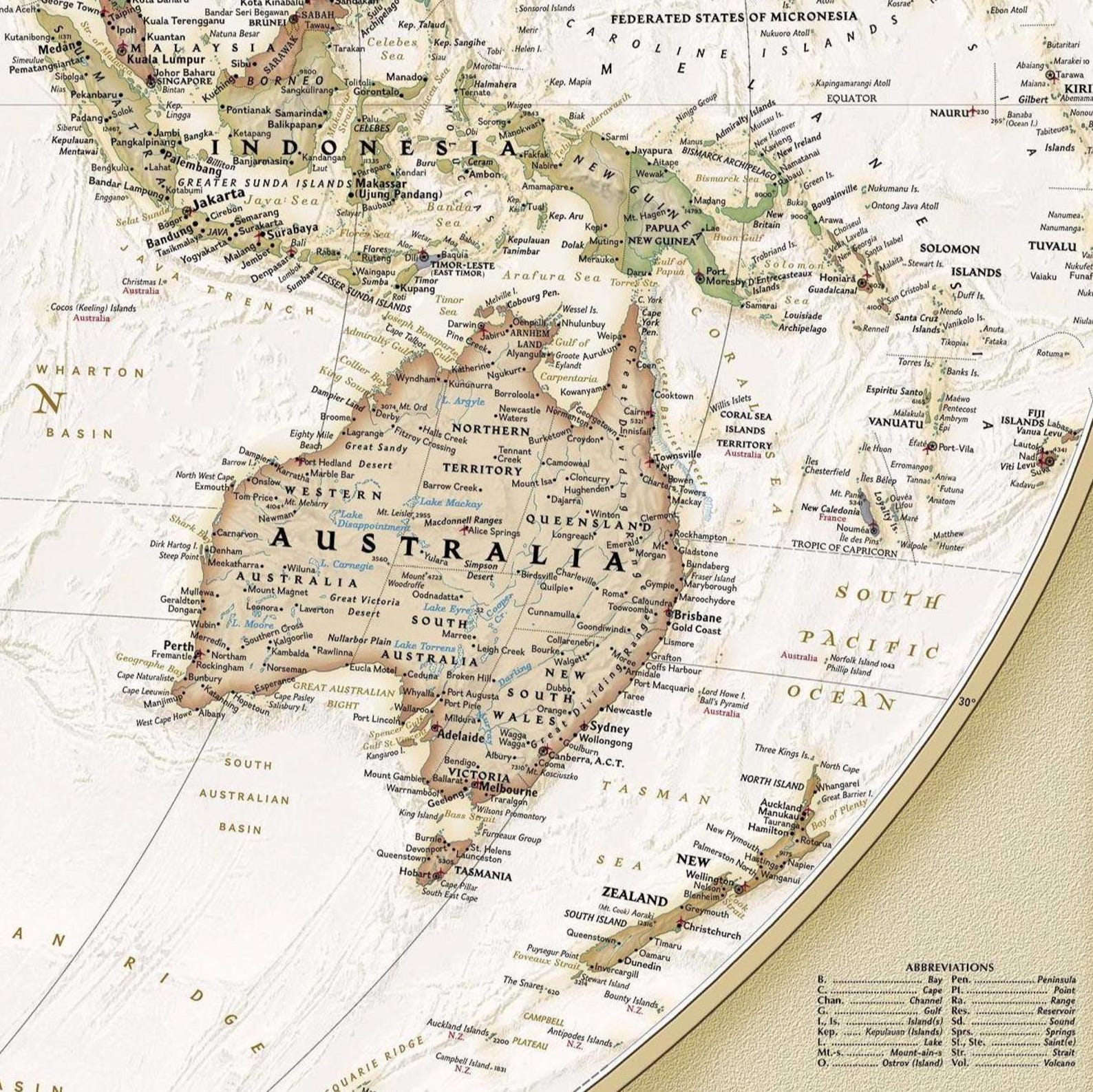 Printable Vintage World Map Antique Style, Very Detailed Map of the ...