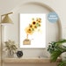 Printable Phonograph and sunflowers wall decor, Vintage Record Player ...
