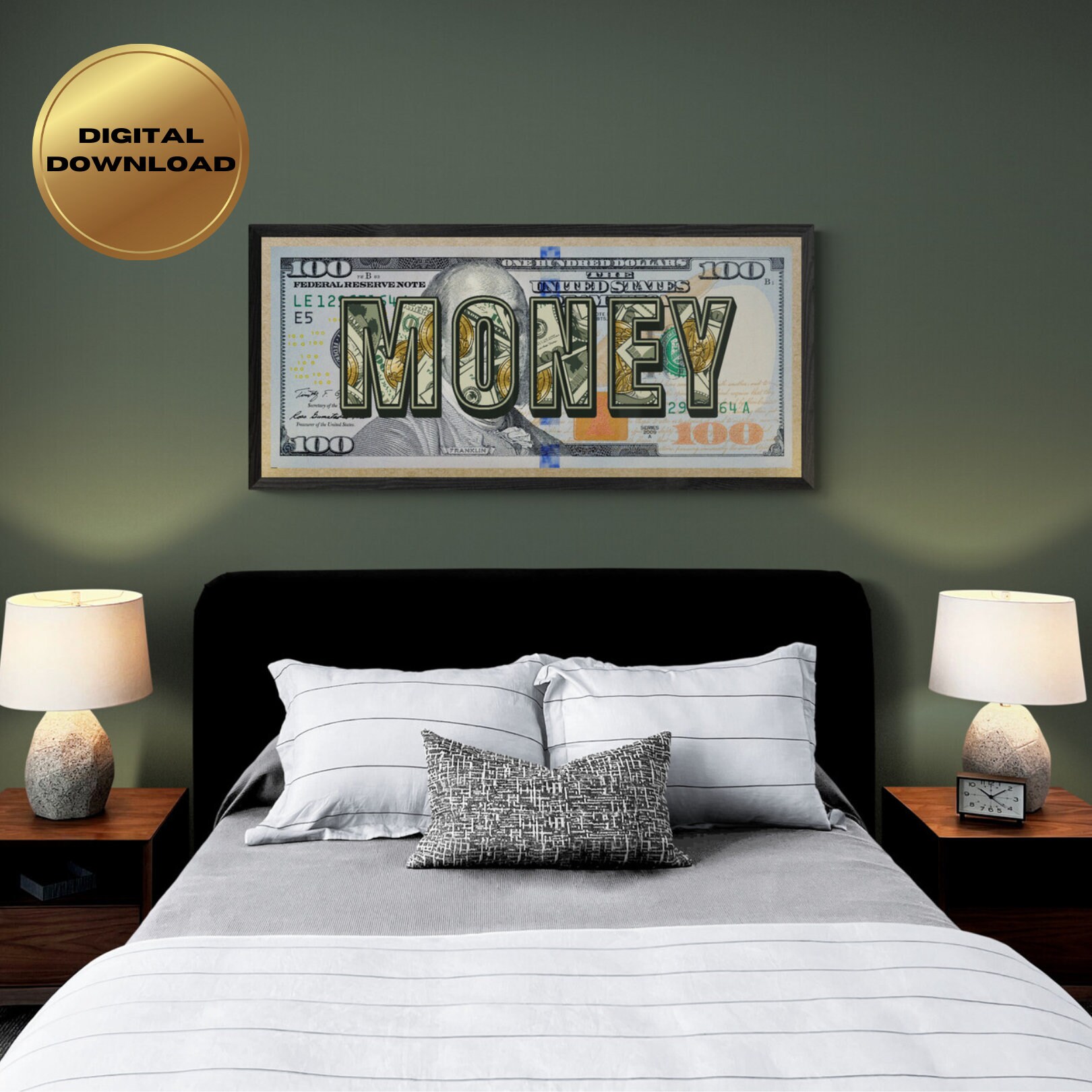 Versatil Printable 100 Dollar Bill Design for a Unique Wrapping Paper ...