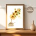 Printable Phonograph and sunflowers wall decor, Vintage Record Player ...