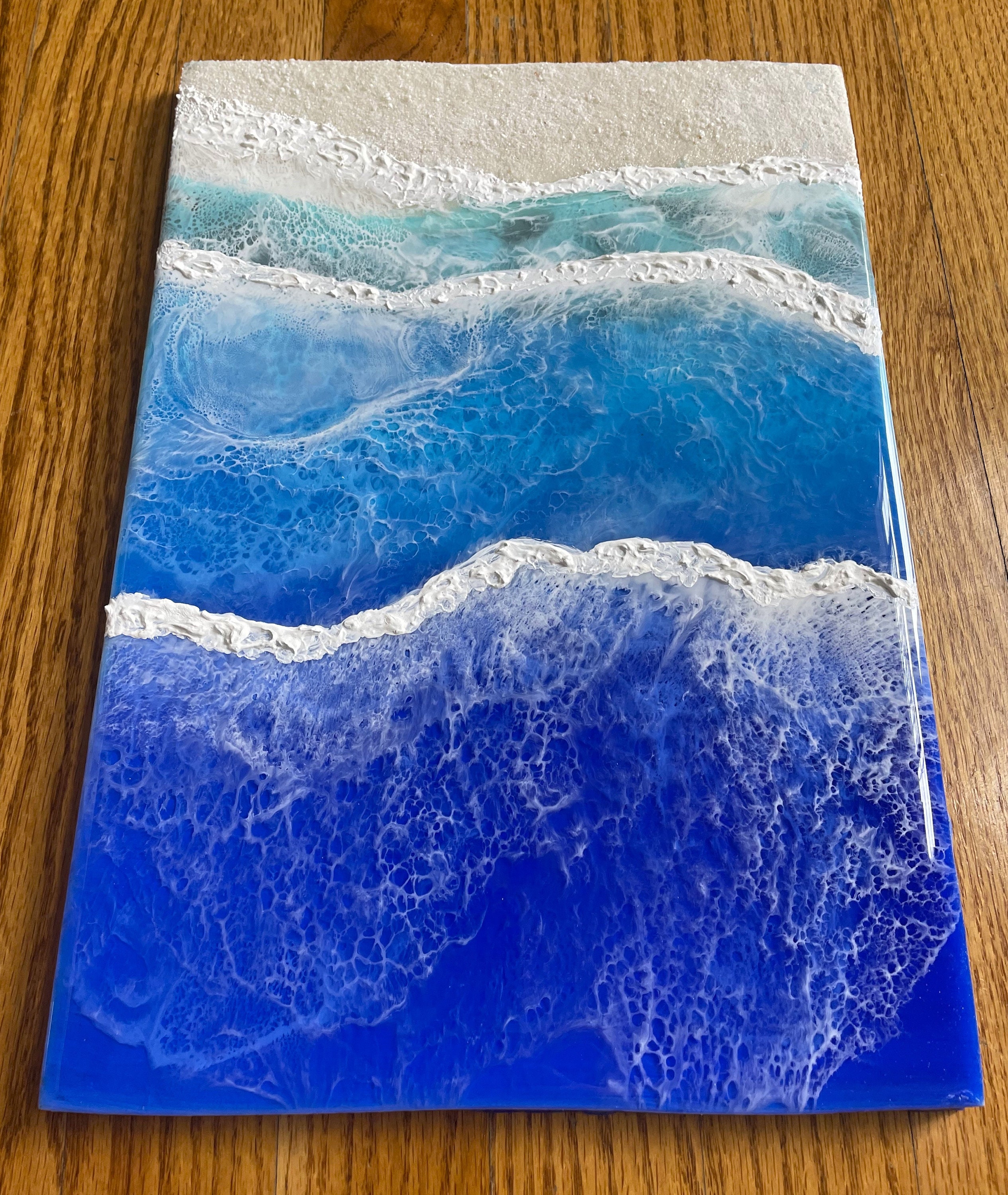 Beautiful Ocean Beach Resin Art - Etsy