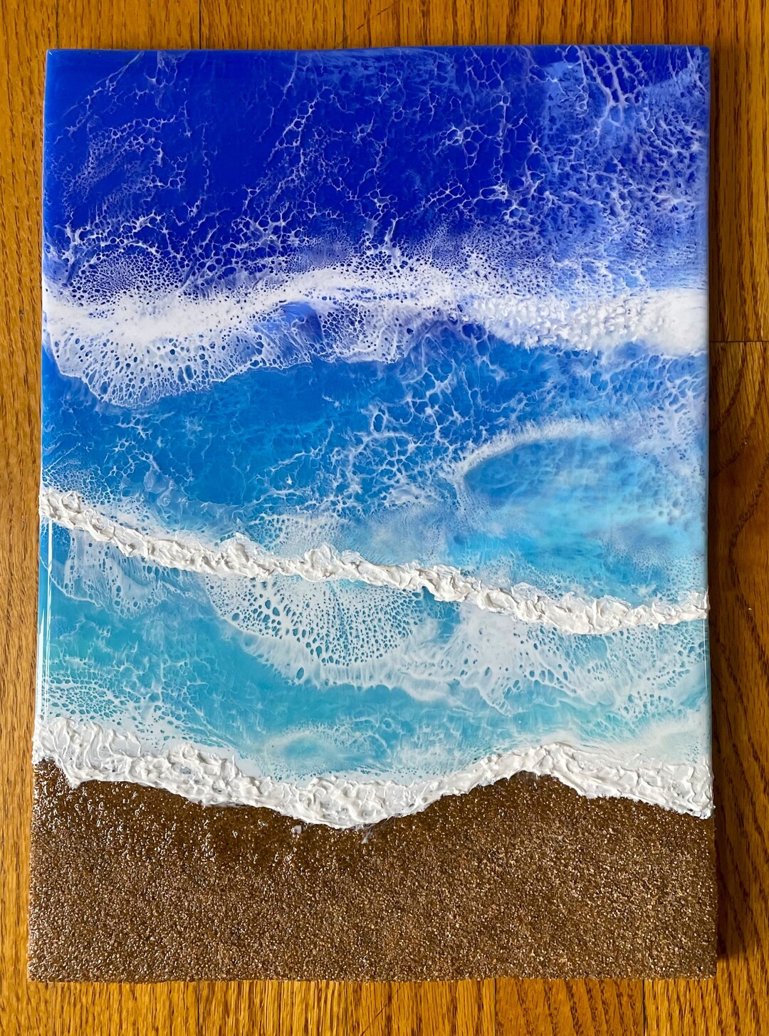 Beautiful Ocean Beach Resin Art - Etsy