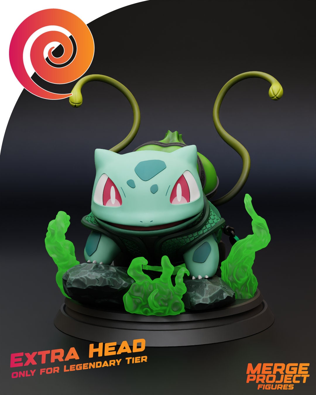 Reptile Bulbasaur Cosplay Figure - Etsy