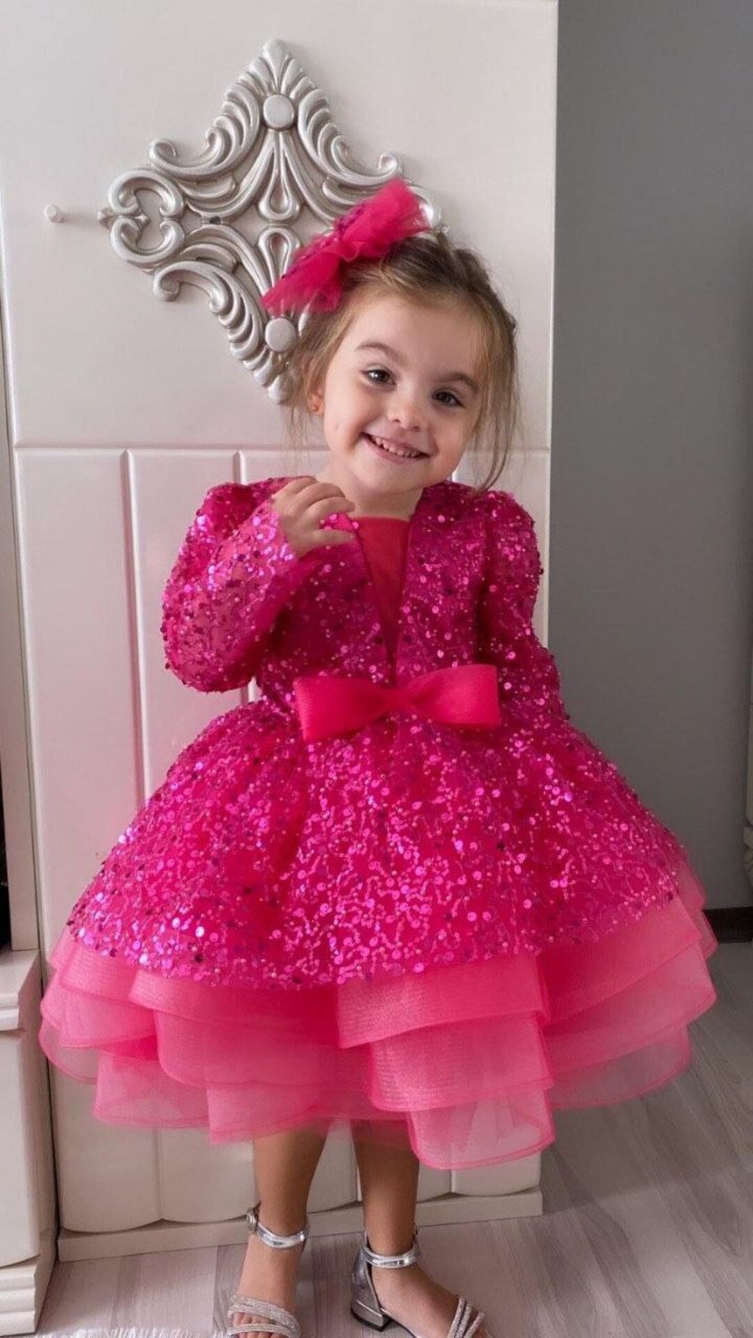 Personalized Elegant Girls Princess Dress for Christmas Party - Etsy