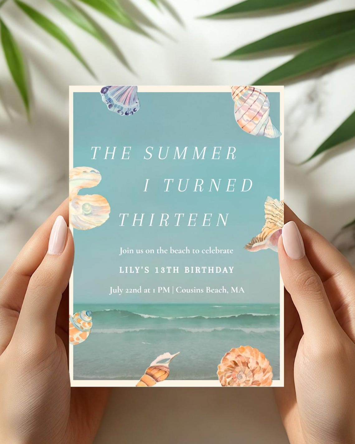 The Summer I Turned Pretty Birthday Invitation, TSITP, Teen Girl Beach ...