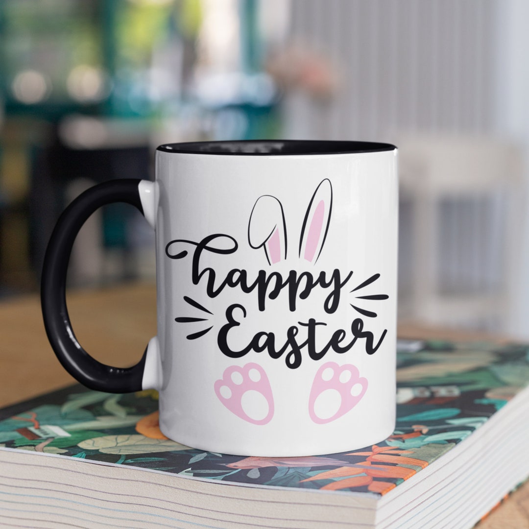 Happy Easter Mug, Easter Gift, Easter Bunny Mug, Easter, Easter Coffee ...