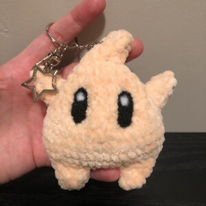 Luma Star Crocheted Plush With or Without Keychain Apricot - Etsy