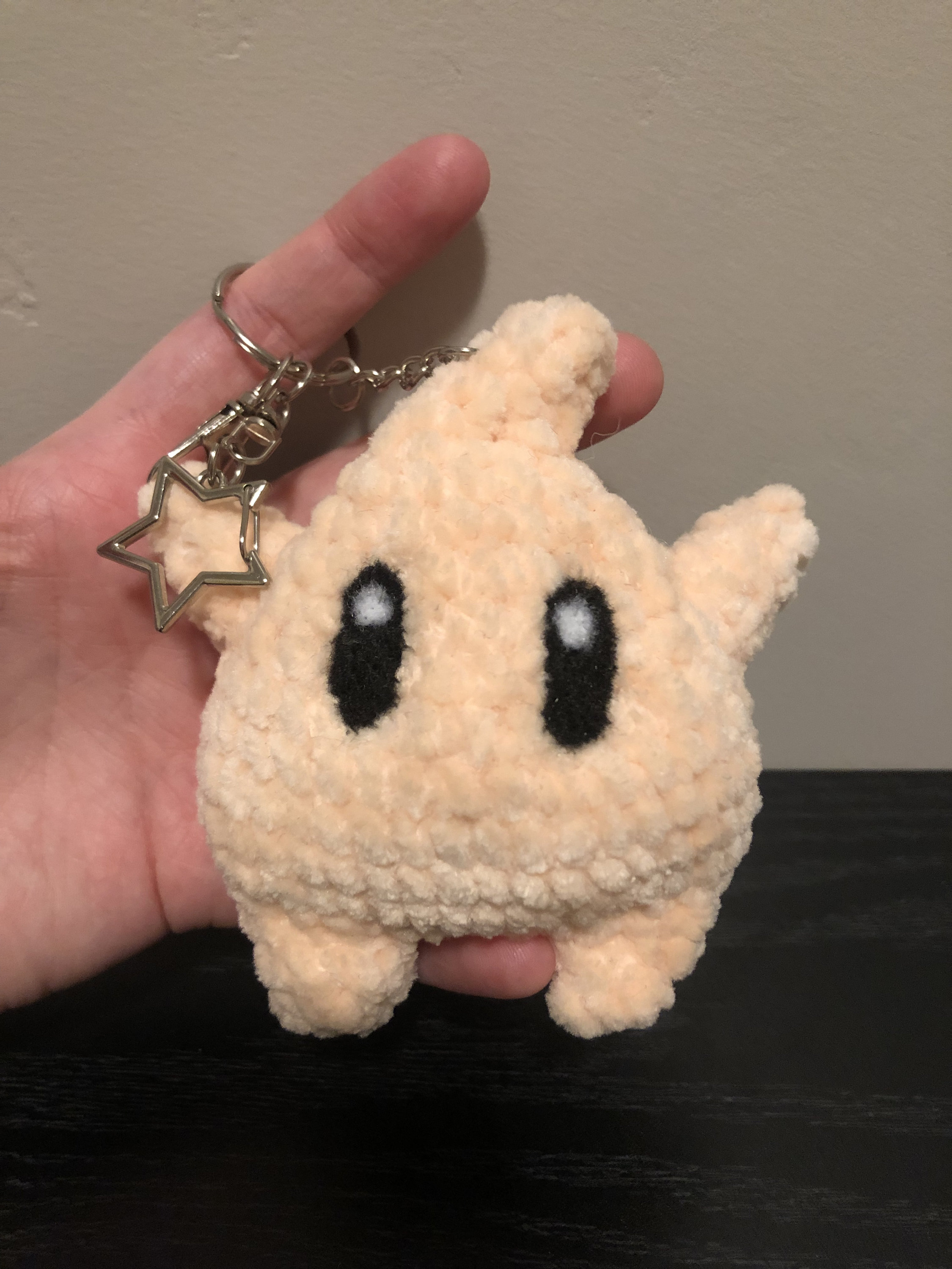 Luma Star Crocheted Plush With or Without Keychain Apricot - Etsy