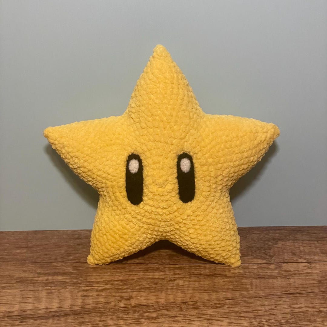 Super Star Power up Crocheted Plush - Etsy