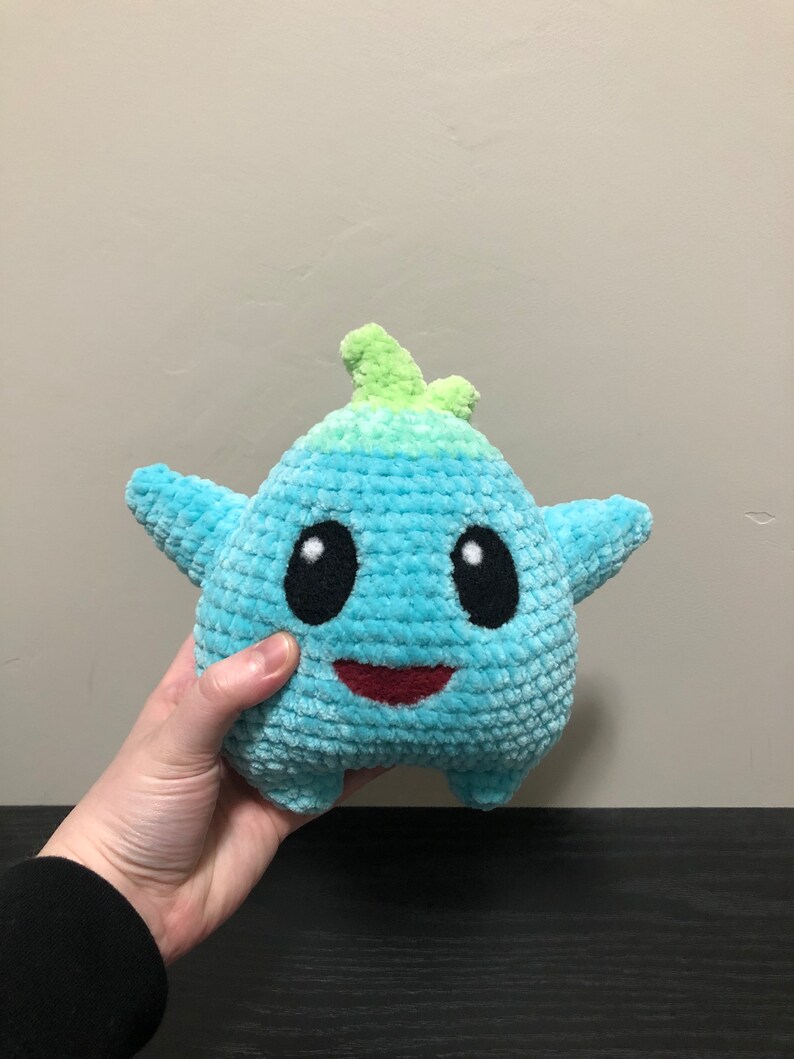 Lumalee Star Crocheted Plush Blue/green From Movie - Etsy