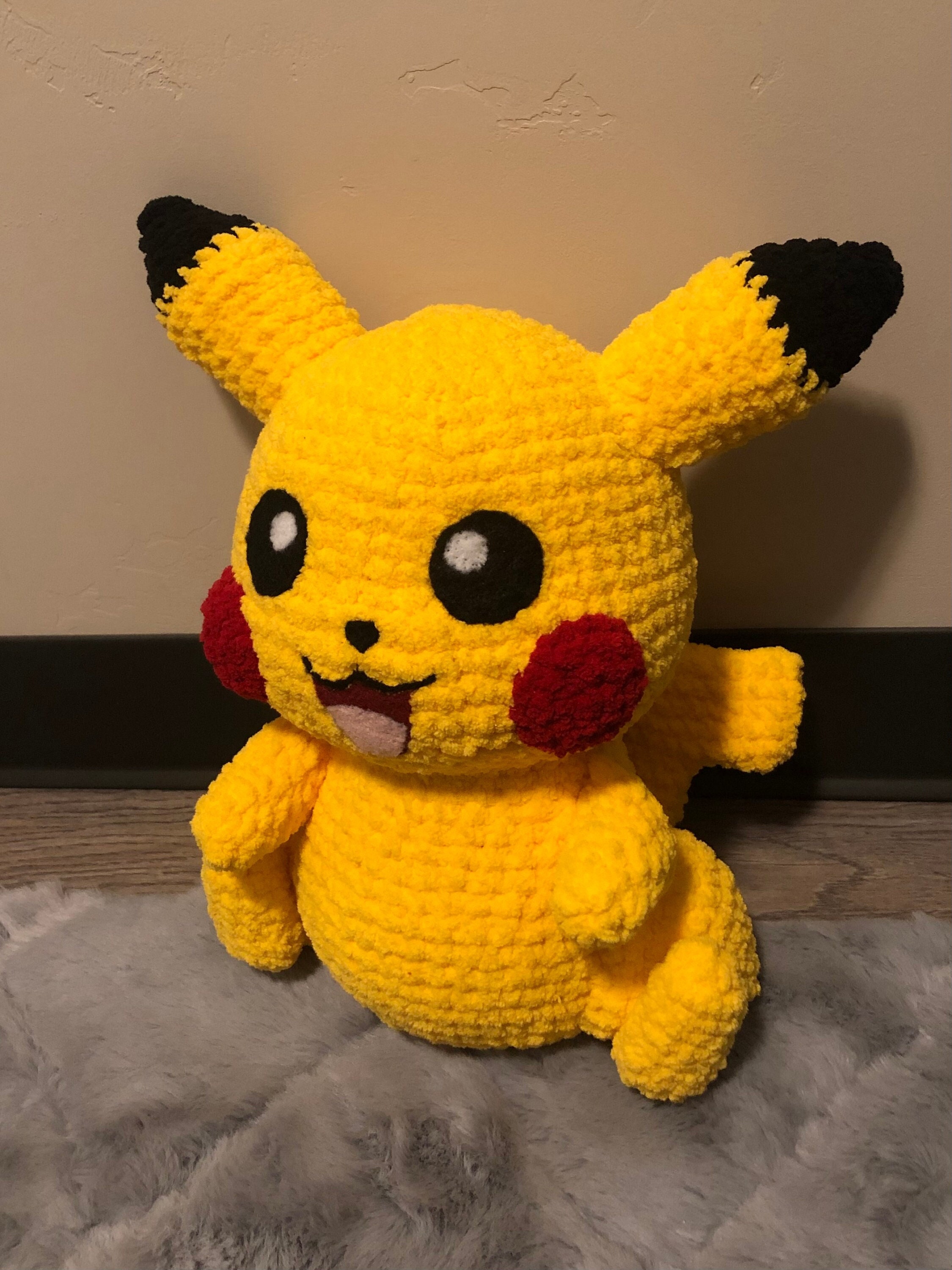 Pikachu Inspired Crocheted Plush - Etsy