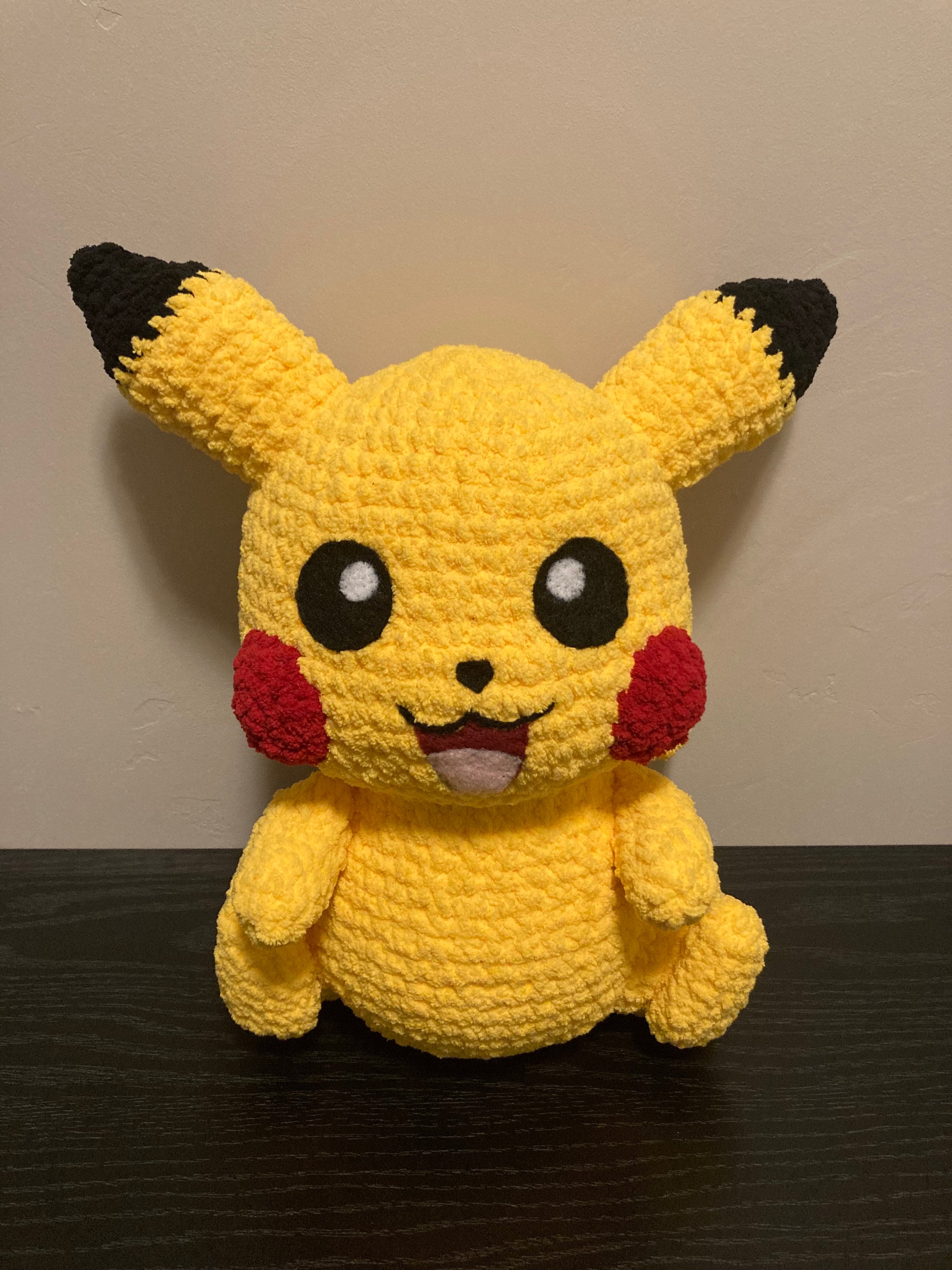 Pikachu Inspired Crocheted Plush - Etsy