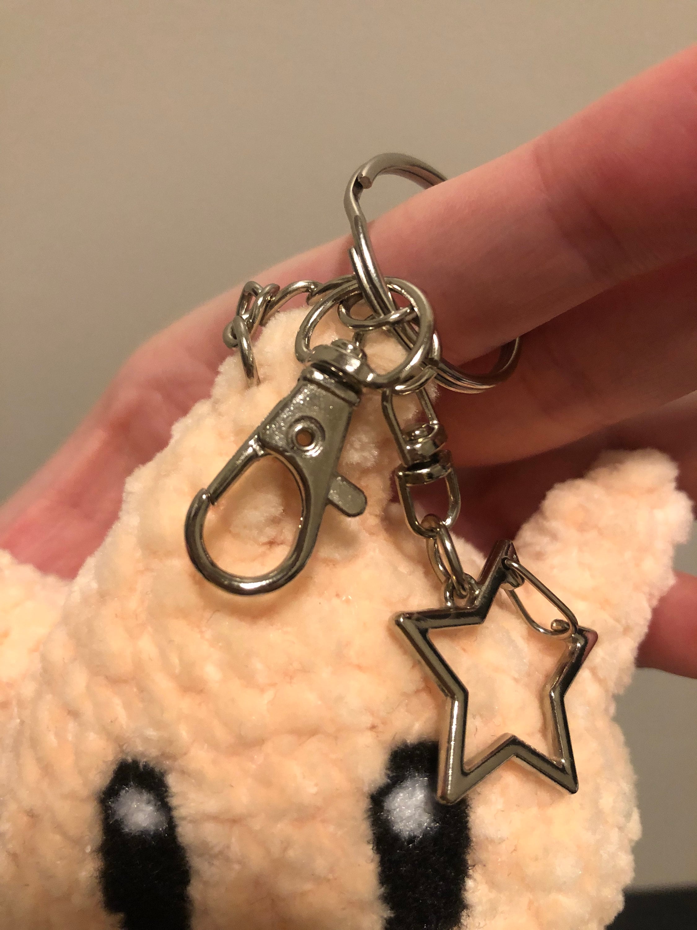 Luma Star Crocheted Plush With or Without Keychain Apricot - Etsy