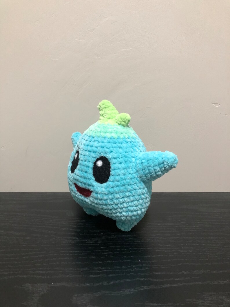 Lumalee Star Crocheted Plush Blue/green From Movie - Etsy