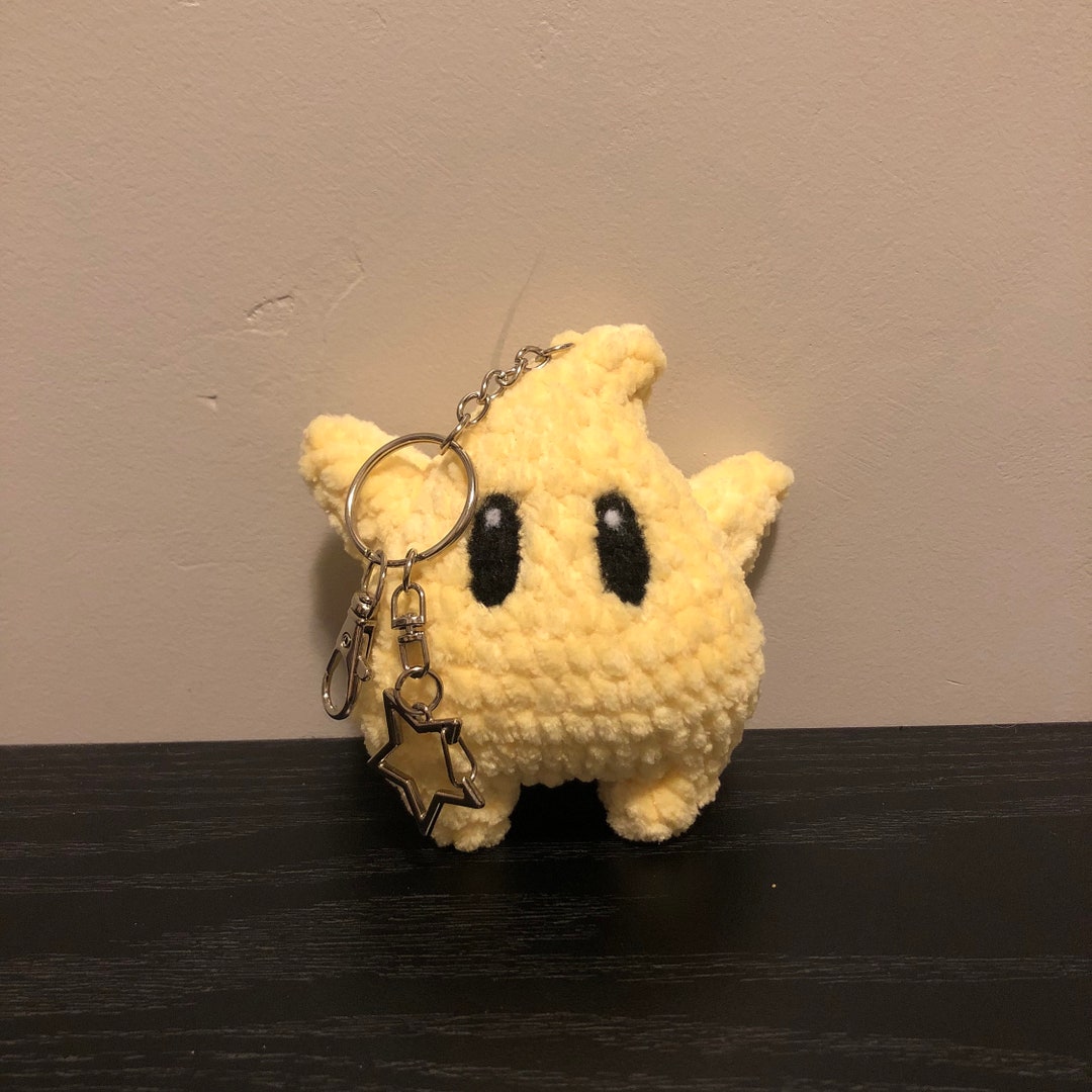 Luma Star Crocheted Plush With or Without Keychain - Yellow - Etsy