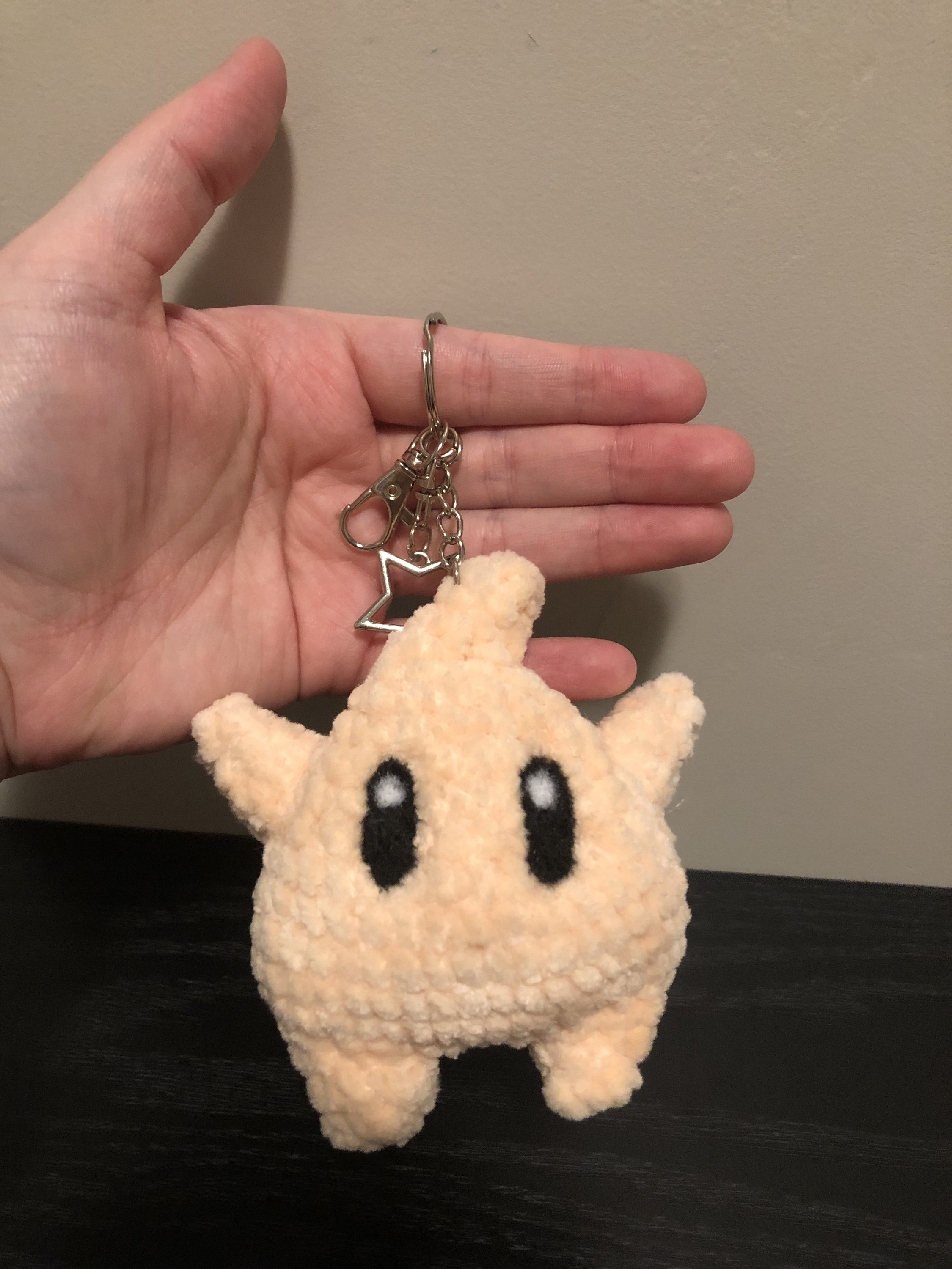Luma Star Crocheted Plush With or Without Keychain Apricot - Etsy