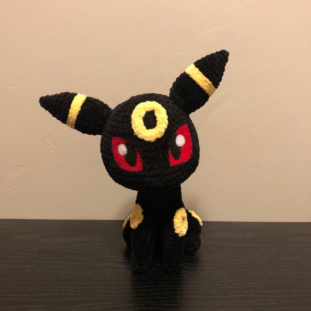 Umbreon Inspired Crocheted Plush - Chibi Style - Regular or Shiny - Etsy