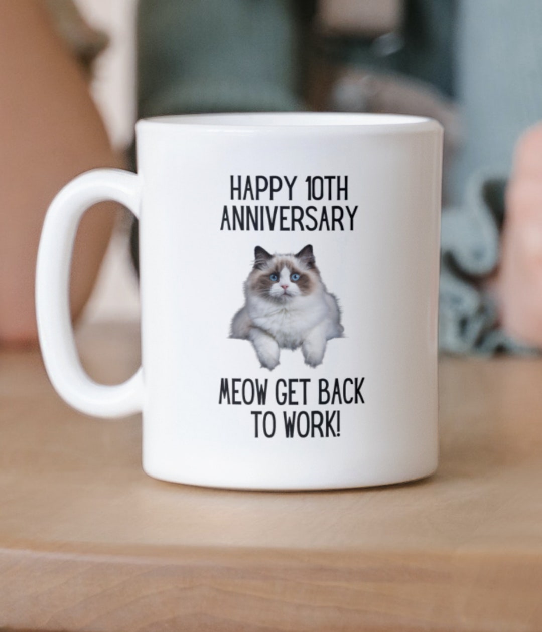 10th Work Anniversary Gift Happy 10 Year Work Anniversary - Etsy Canada