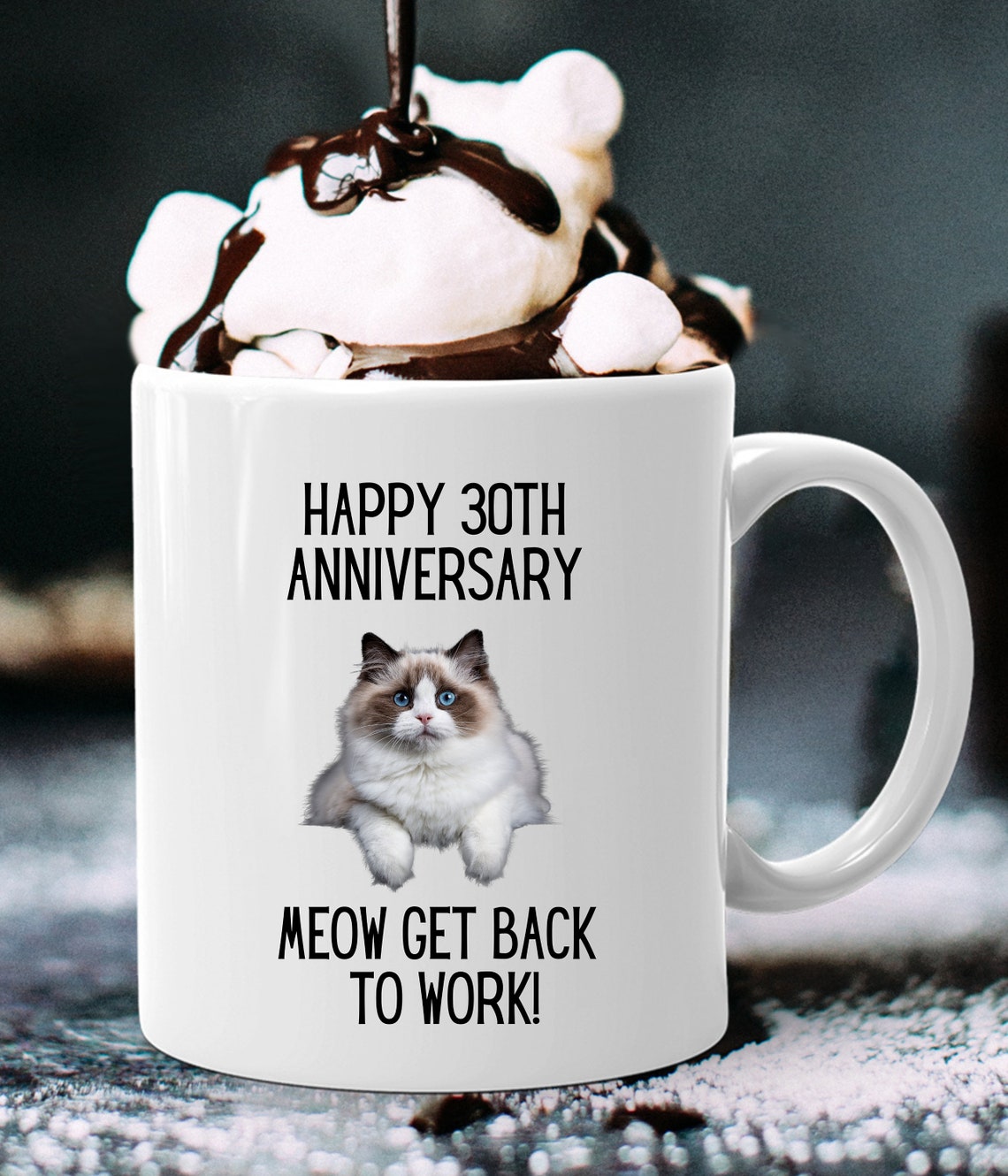 30th Work Anniversary Gift, Happy Anniversary, 30 Yr Anniversary ...