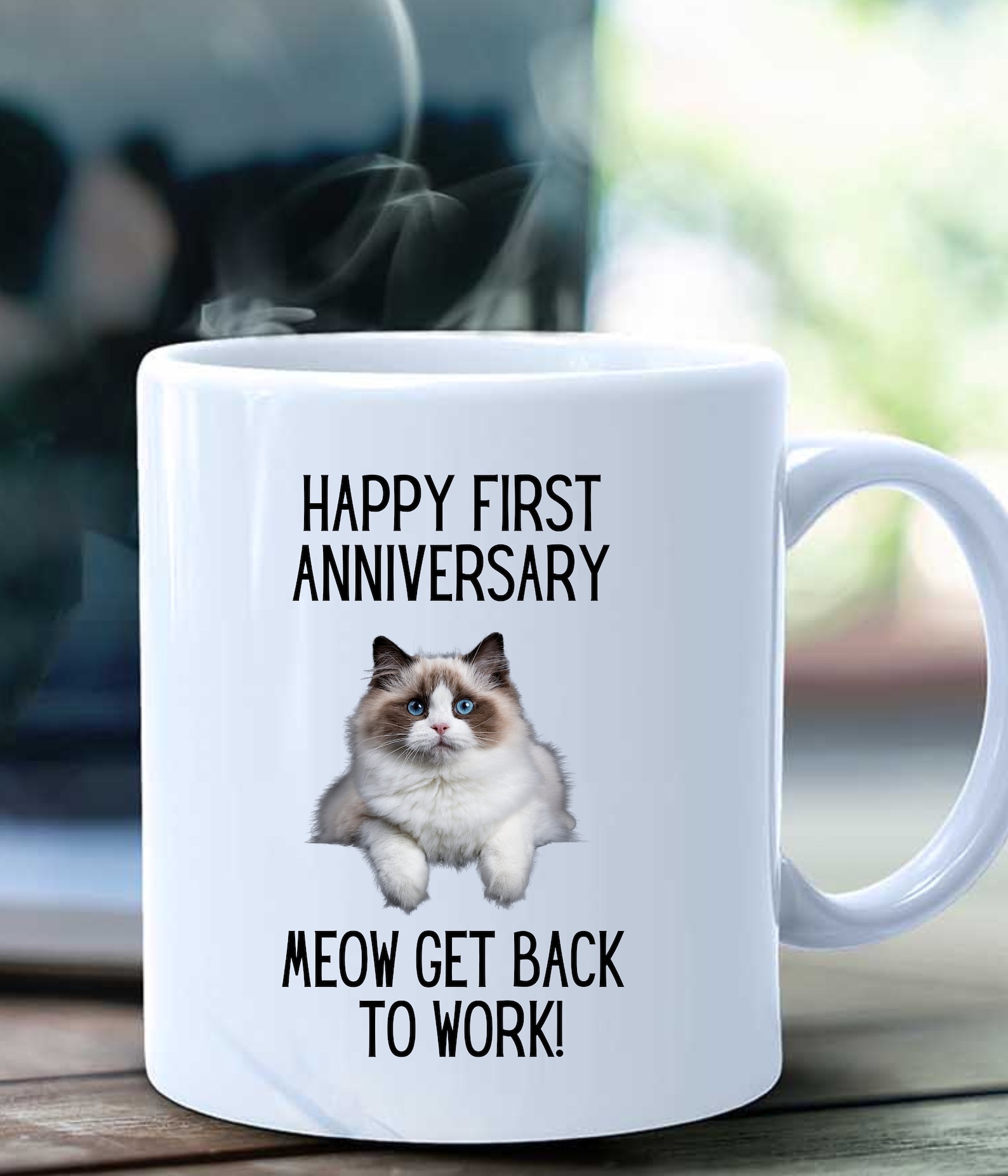 1st Work Anniversary Gift, Happy 1 Year Work Anniversary, Coworker ...