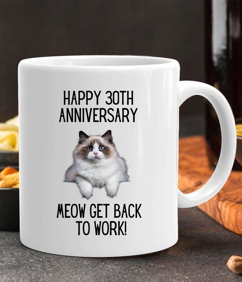 30th Work Anniversary Gift, Happy Anniversary, 30 Yr Anniversary ...