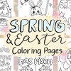Printable Spring/easter Coloring Pages | Christian Coloring Pages ...
