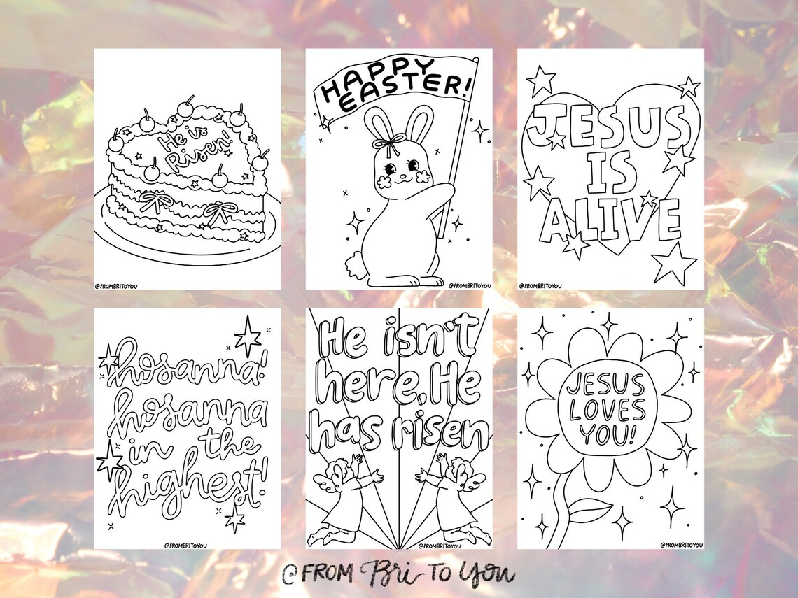 Printable Spring/easter Coloring Pages | Christian Coloring Pages ...