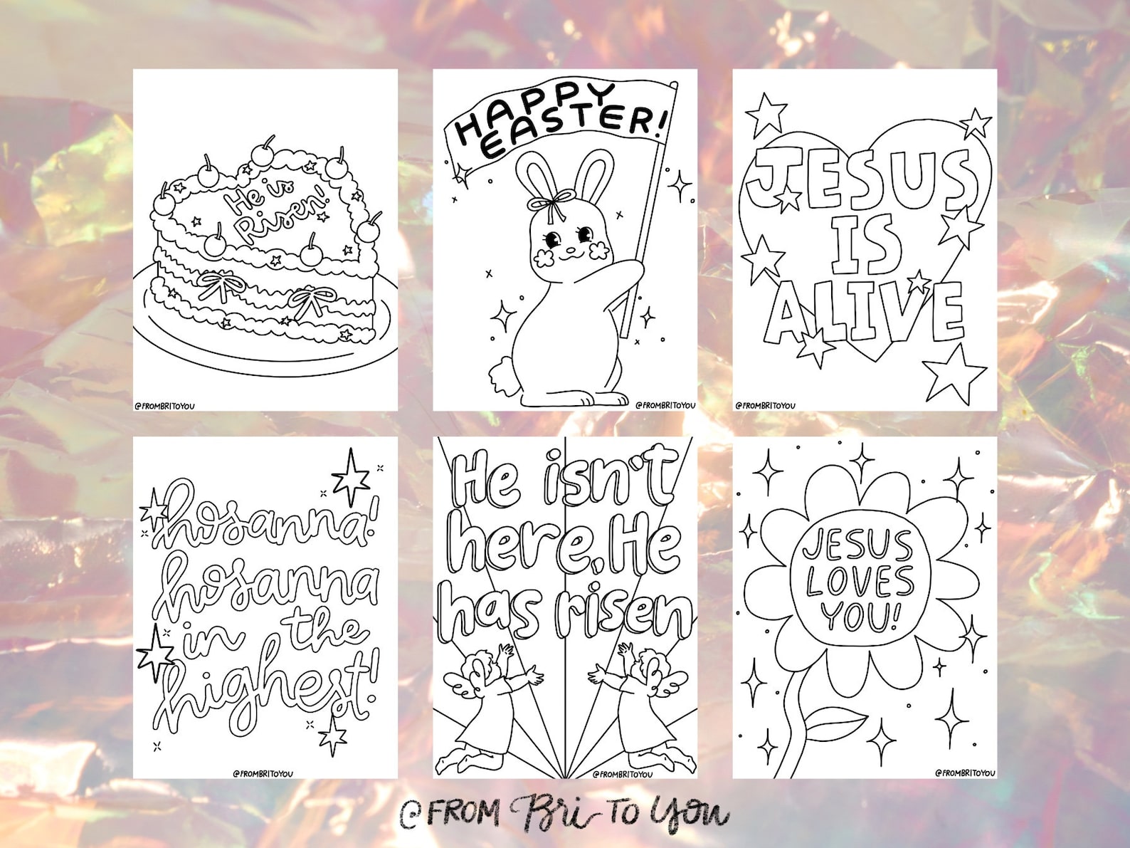 Printable Spring/easter Coloring Pages | Christian Coloring Pages ...