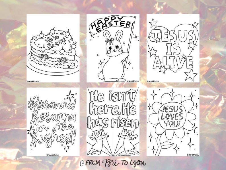 Printable Spring/easter Coloring Pages | Christian Coloring Pages ...