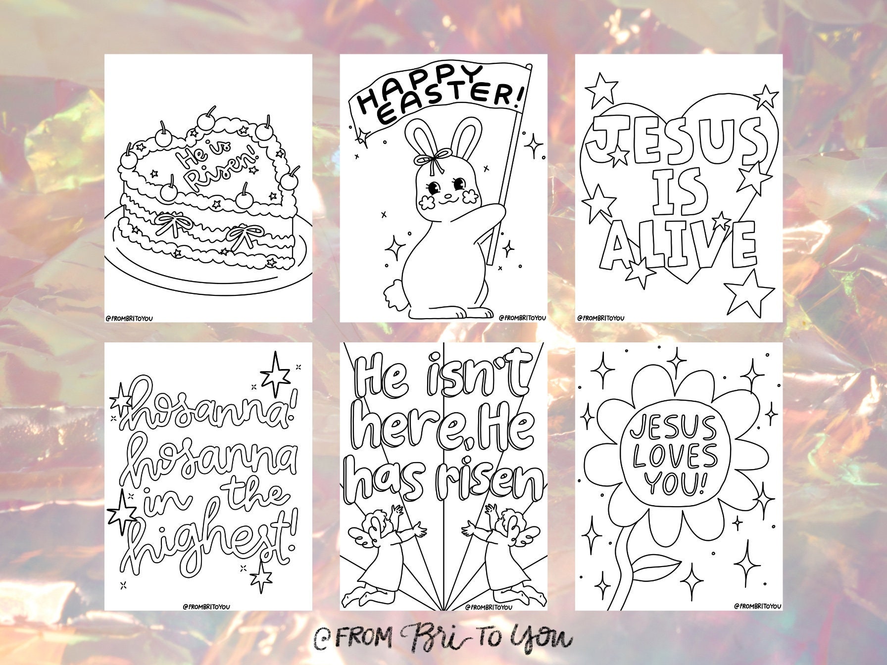 Printable Spring/easter Coloring Pages | Christian Coloring Pages ...