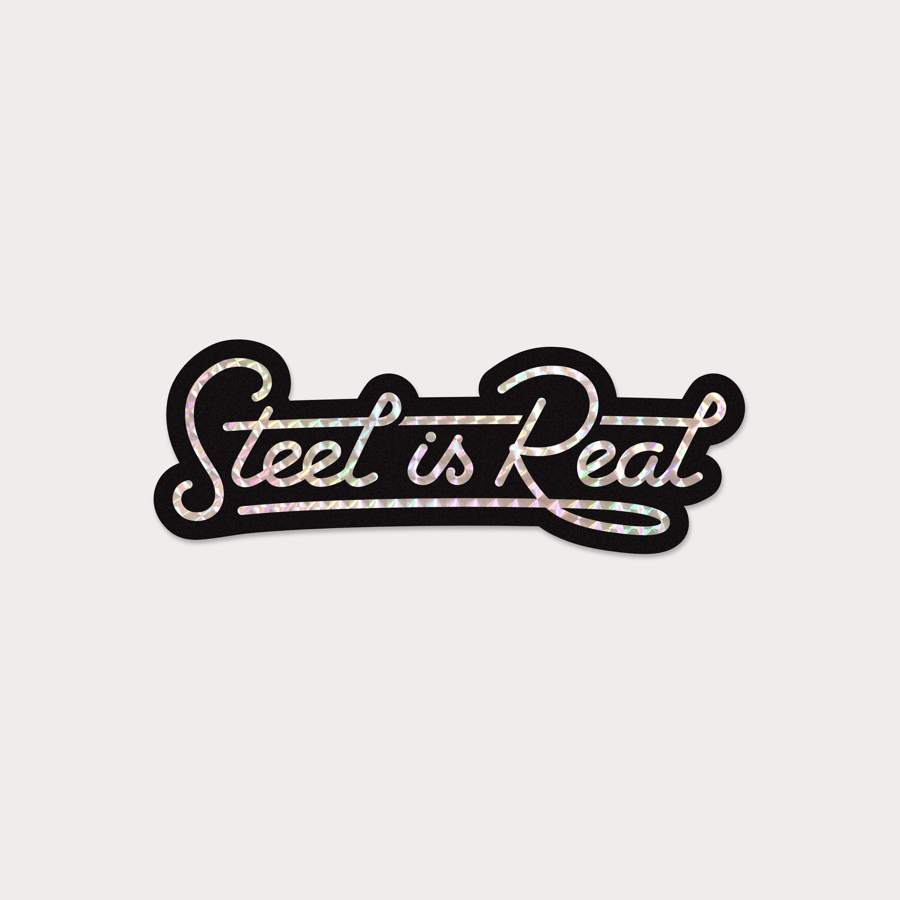 Steel is Real-vinyl Stickers - Etsy