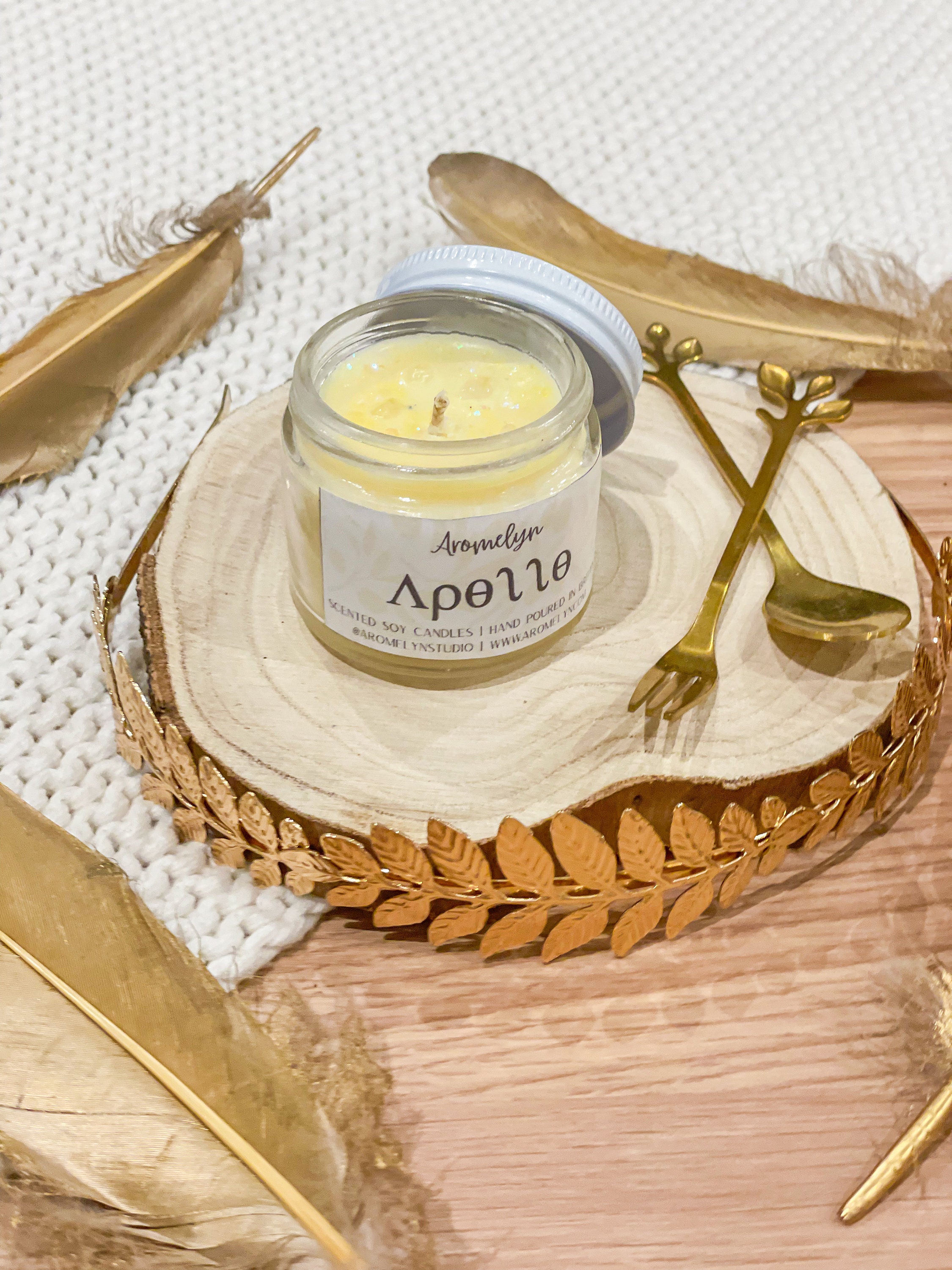 Apollo Greek God Candle Gift Percy Jackson Inspired Home Decor Greece ...