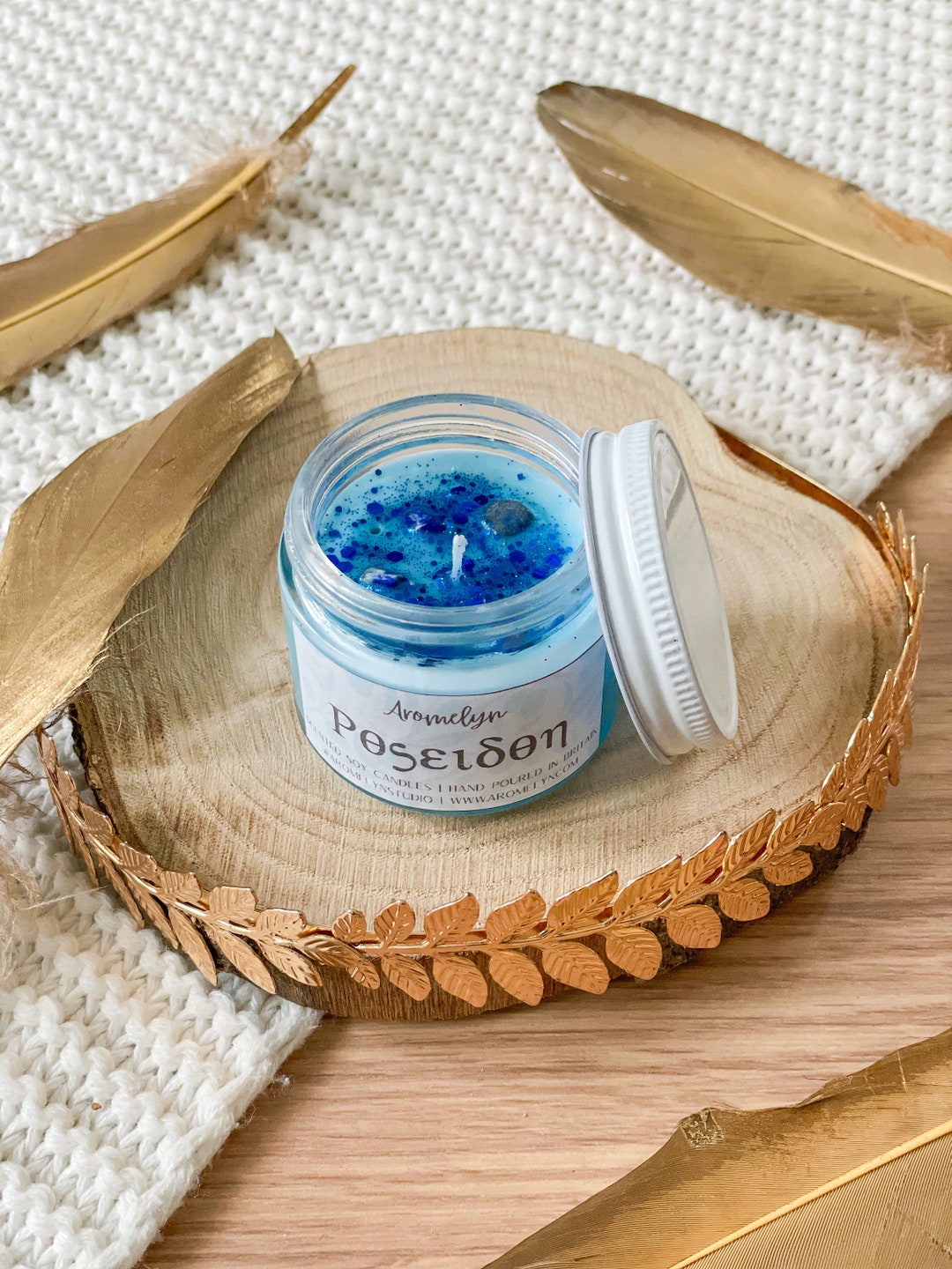 Poseidon Home Decor Gift for Greek Mythology Lover Sea Inspired Home Decor Gift Candle - Etsy