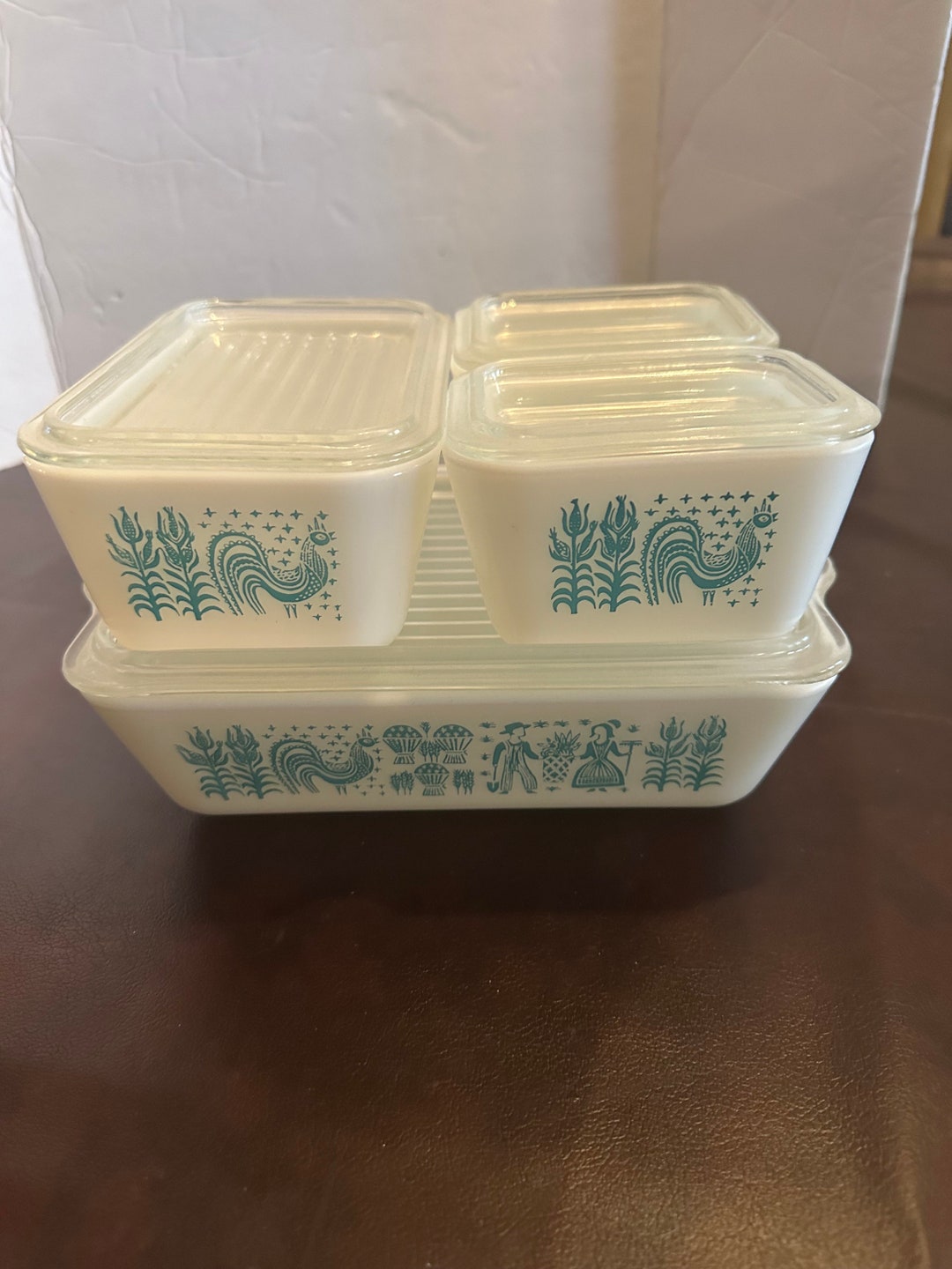 Pyrex Amish Fridge Set - Etsy