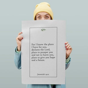 Jeremiah 29:11 - for I Know the Plans I Have for You, Nursery Bible ...