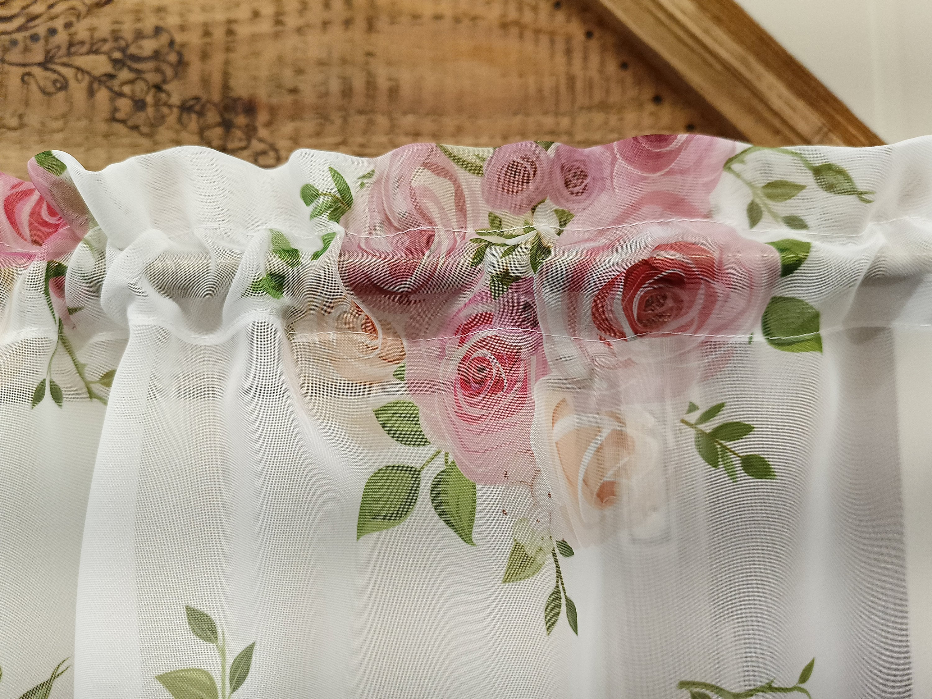 Rose Cafe Curtain - Etsy