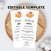 Printable Brunch Breakfast Menu Templates, Illustrated Cafe Menu ...