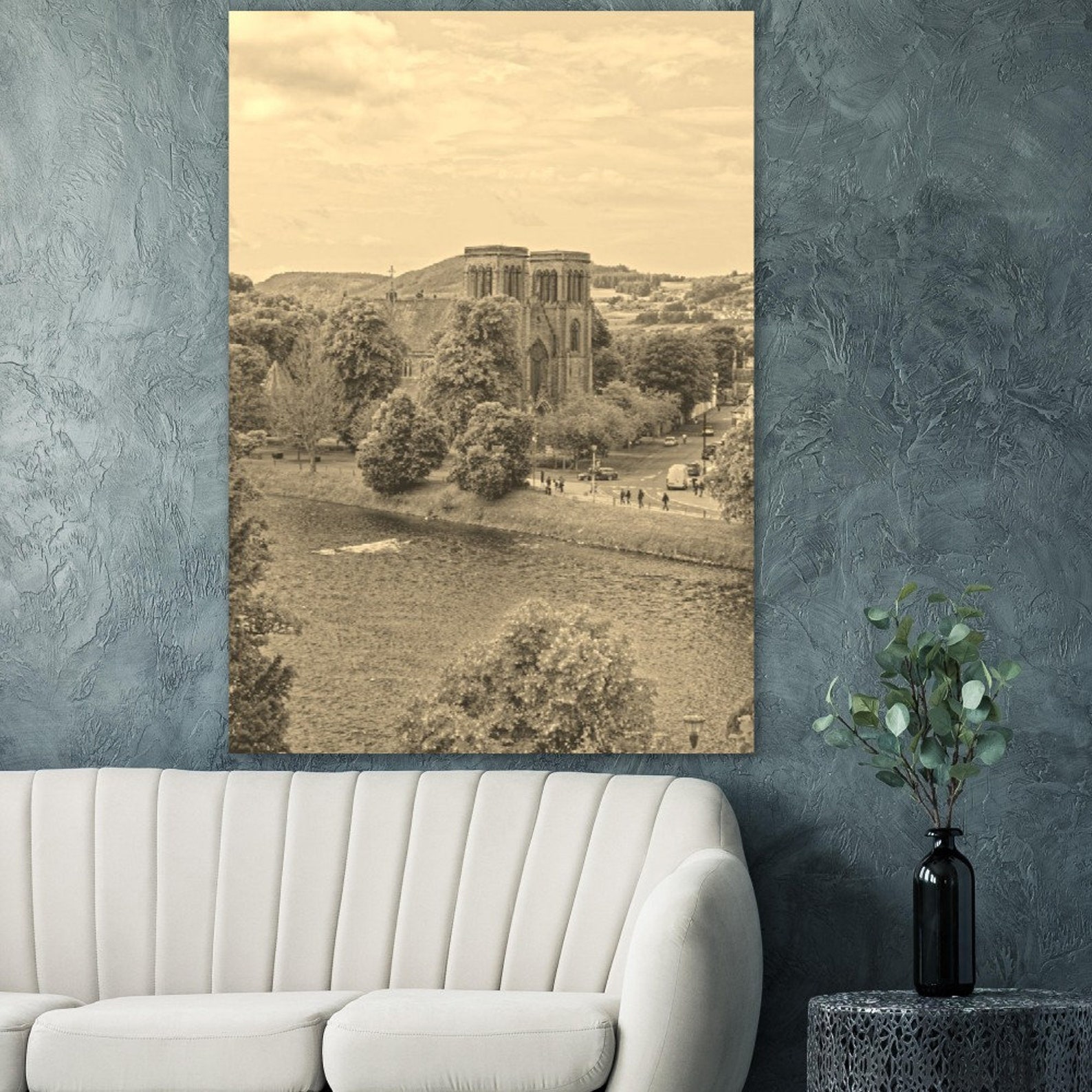 Vintage Inverness Scotland Poster Print Retro Inverness UK Black White ...