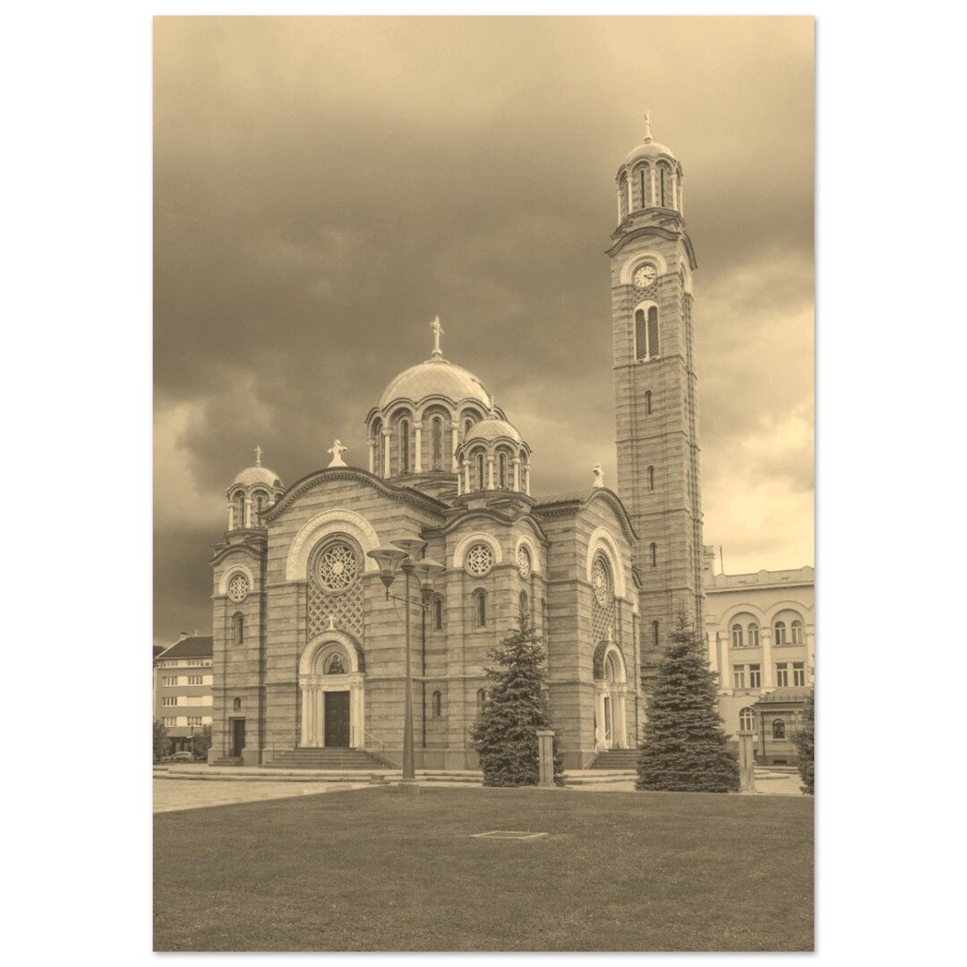 Vintage Banja Luka Bosnia and Herzegovina Poster Retro Banja Luka ...