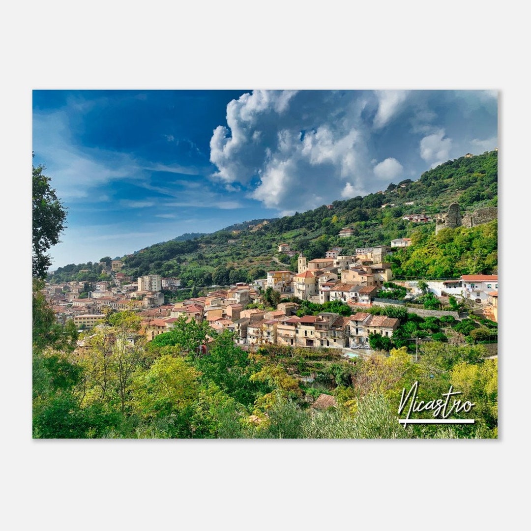 Nicastro Italy Travel Poster Wall Art Nicastro Home Decor Nicastro Town ...