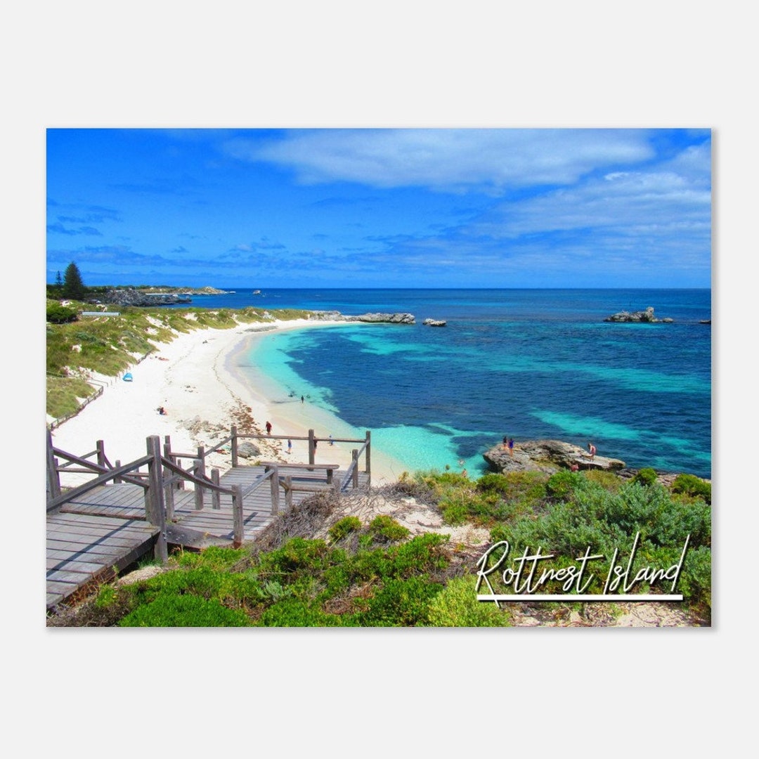 Rottnest Island Australia Poster Wall Art | Rottnest Island Home Decor ...