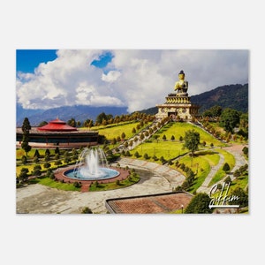 Sikkim India Print Wall Art | Sikkim Skyline Home Decor | Sikkim Poster ...