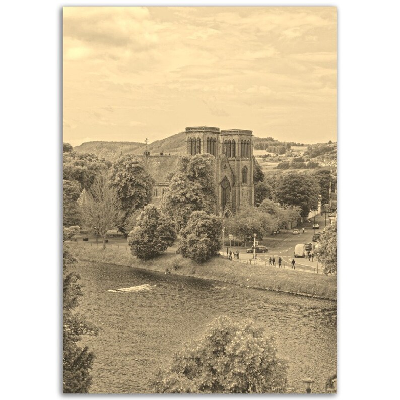 Vintage Inverness Scotland Poster Print Retro Inverness UK - Etsy