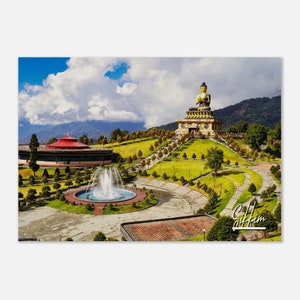 Sikkim India Print Wall Art | Sikkim Skyline Home Decor | Sikkim Poster ...