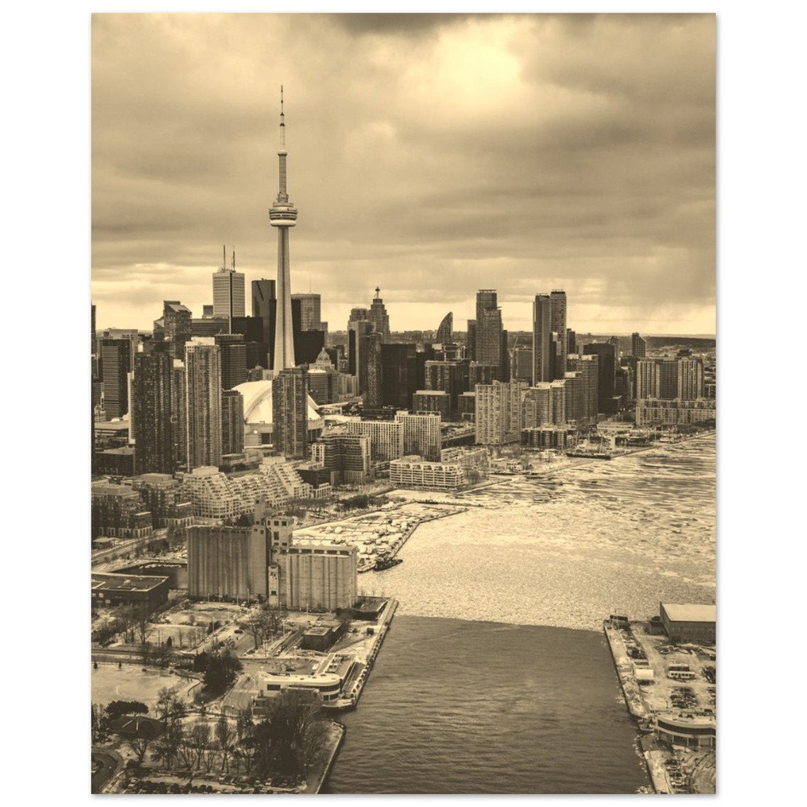 Vintage Toronto Canada Travel Poster Print Wall Art Retro Toronto City ...
