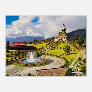 Sikkim India Print Wall Art | Sikkim Skyline Home Decor | Sikkim Poster ...