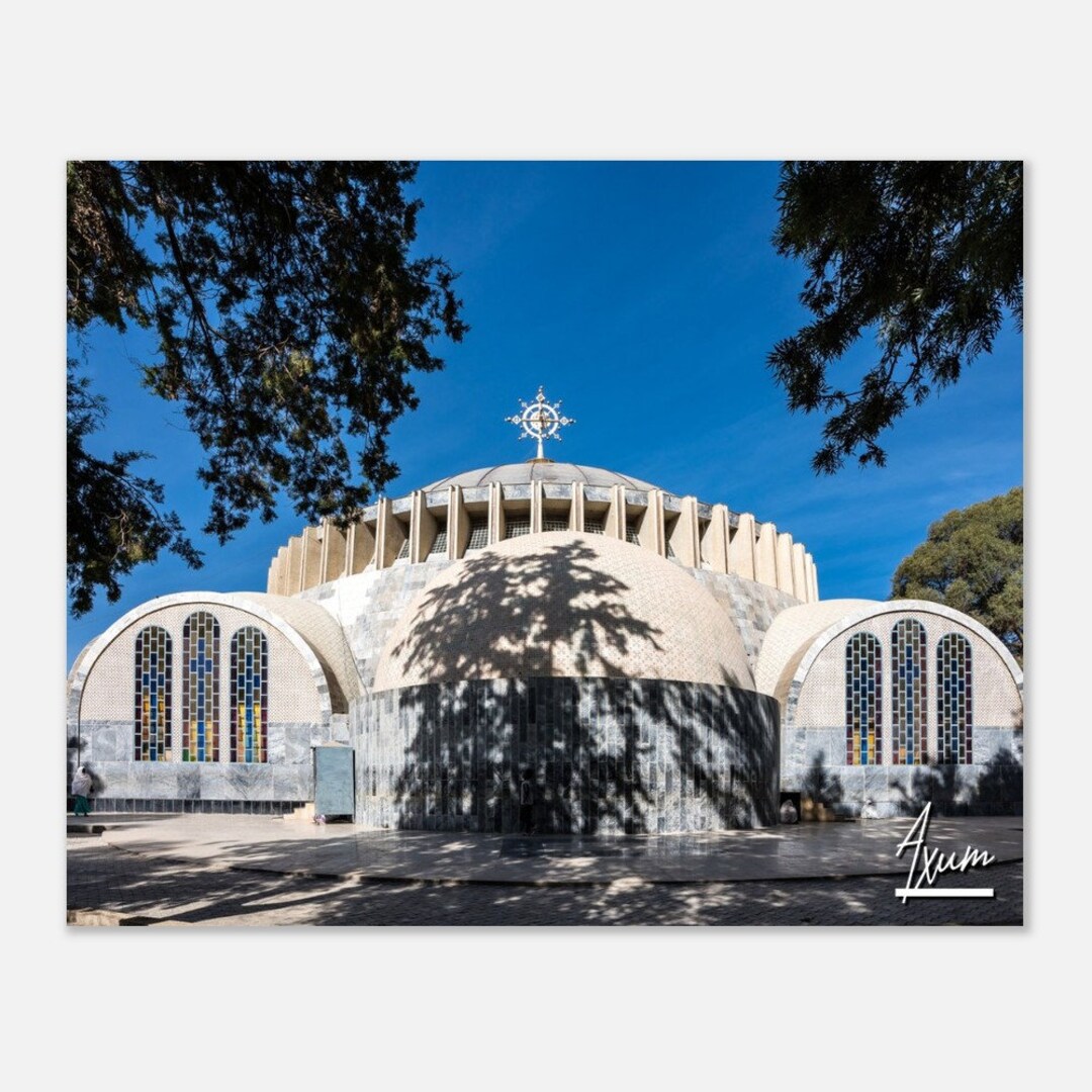 Axum Ethiopia Travel Poster: Ancient Stelae Wall Art - Etsy