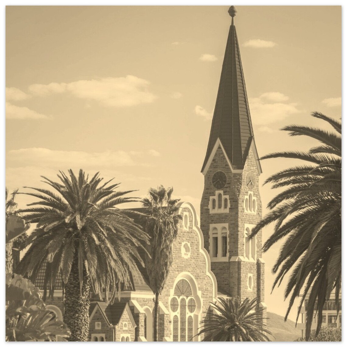 Vintage Windhoek Namibia Travel Poster Print Wall Art Retro Windhoek ...