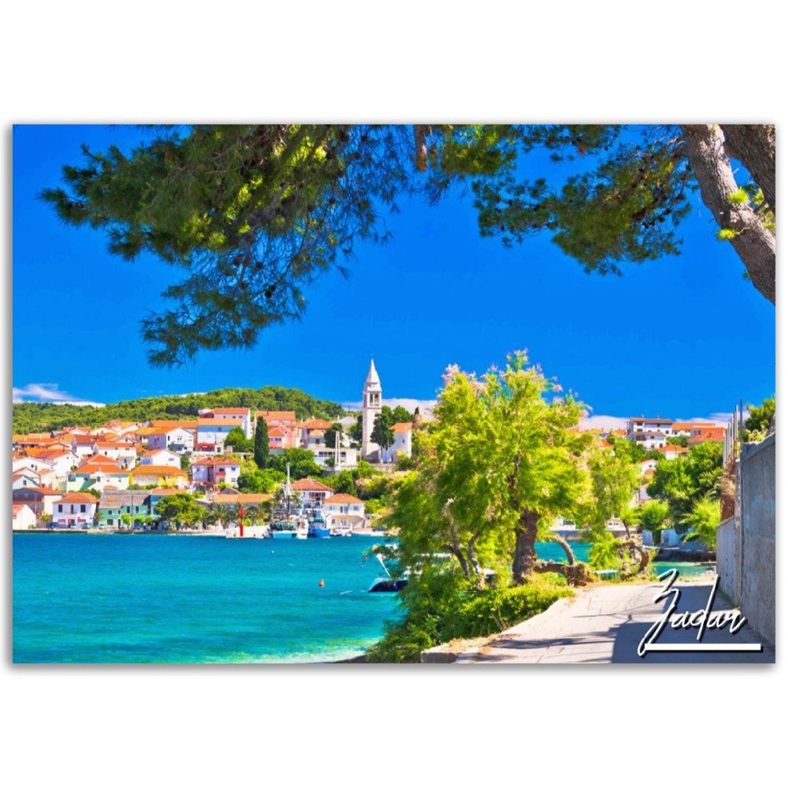 Zadar Poster Print Wall Art Zadar Home Decor Zadar Croatia Digital ...