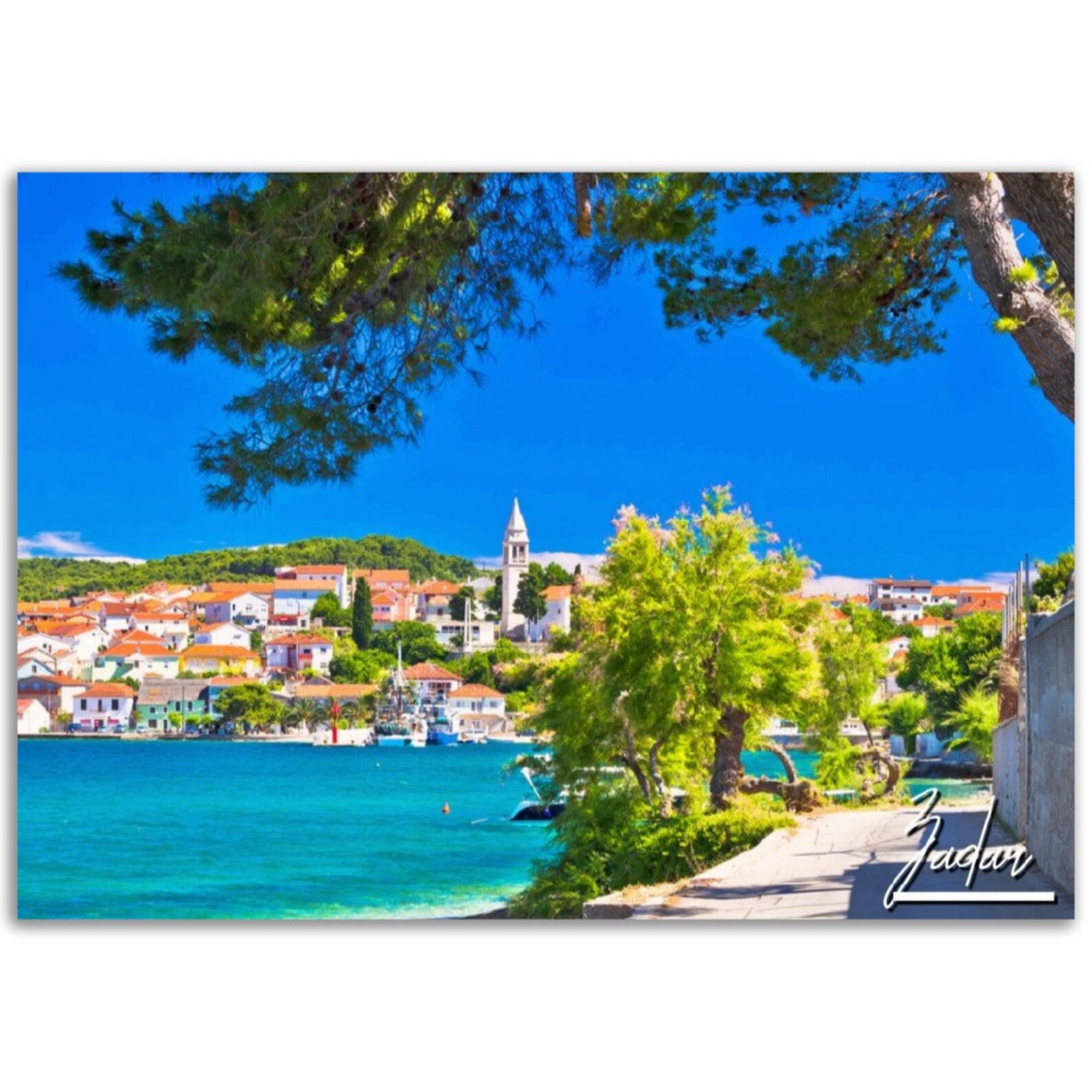 Zadar Poster Print Wall Art Zadar Home Decor Zadar Croatia Digital ...